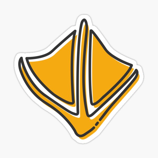 "Duck Foot Symbol " Sticker for Sale by SpacemanSam13 | Redbubble