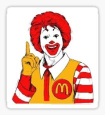 Ronald Mcdonald Stickers | Redbubble
