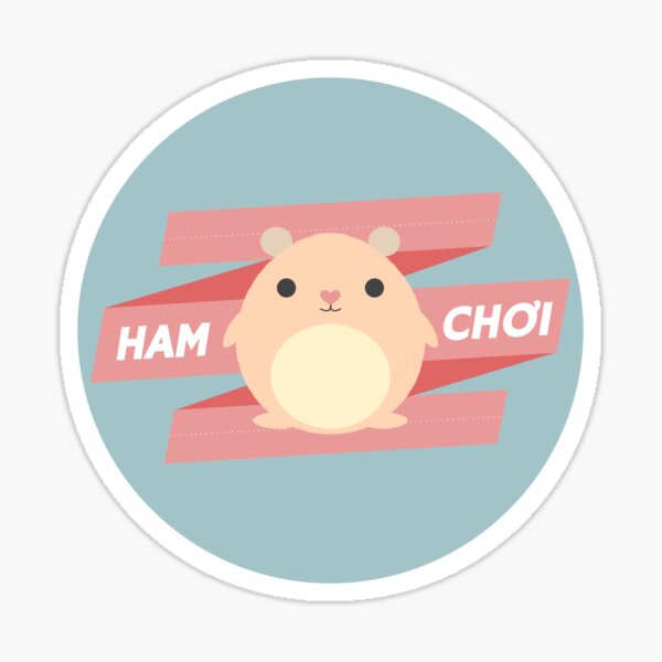 "Hamster" Sticker for Sale by emilytluc | Redbubble