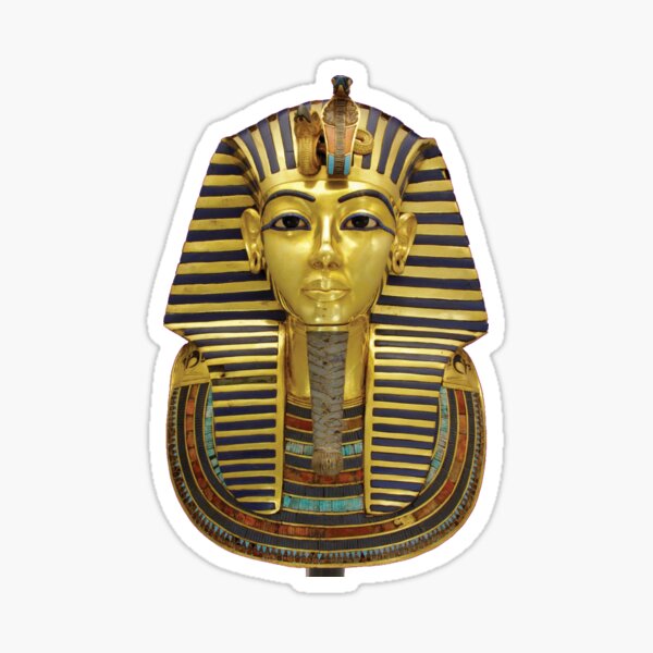 "King Tut Mask" Sticker for Sale by avidfan2000 | Redbubble