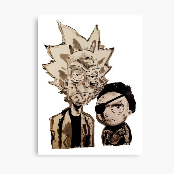 Rick and Morty Canvas Print | Redbubble