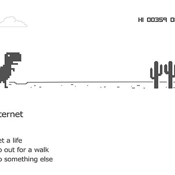 "Error dino - no internet connection" Poster for Sale by AuraRinoa ...
