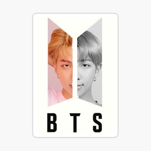 "BTS RM love yourself logo " Sticker for Sale by Izzywoodx | Redbubble