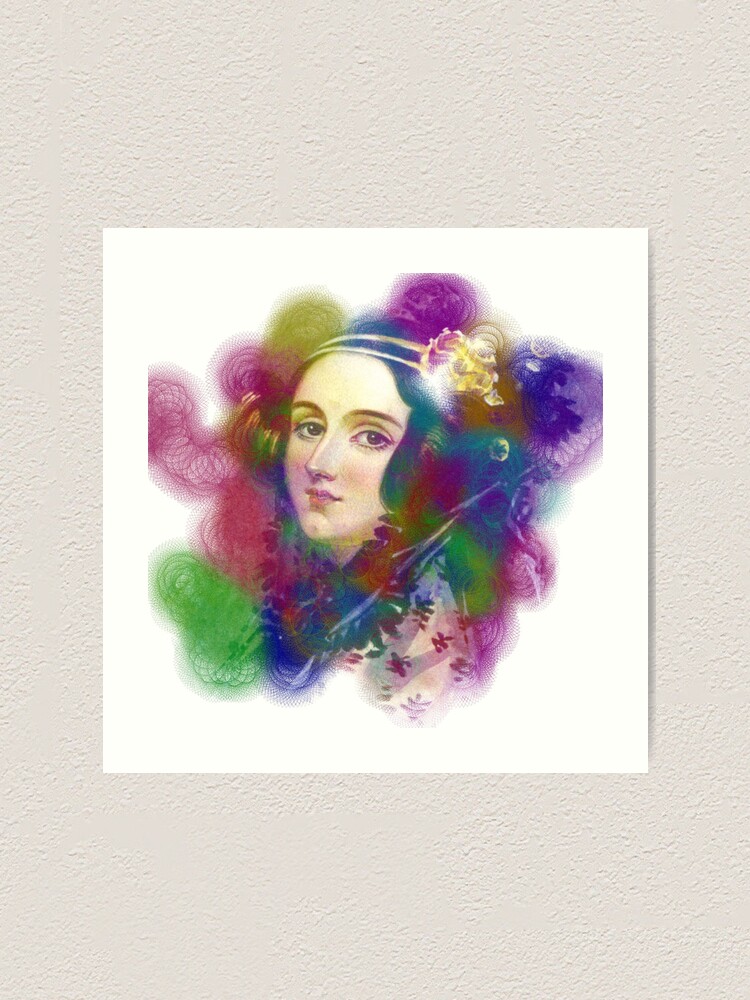 "Ada Lovelace - Computing Algorithm Pioneer" Art Print for Sale by ...