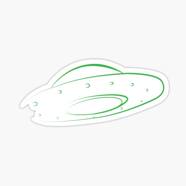 "Alien Spaceship" Sticker by karismartin | Redbubble