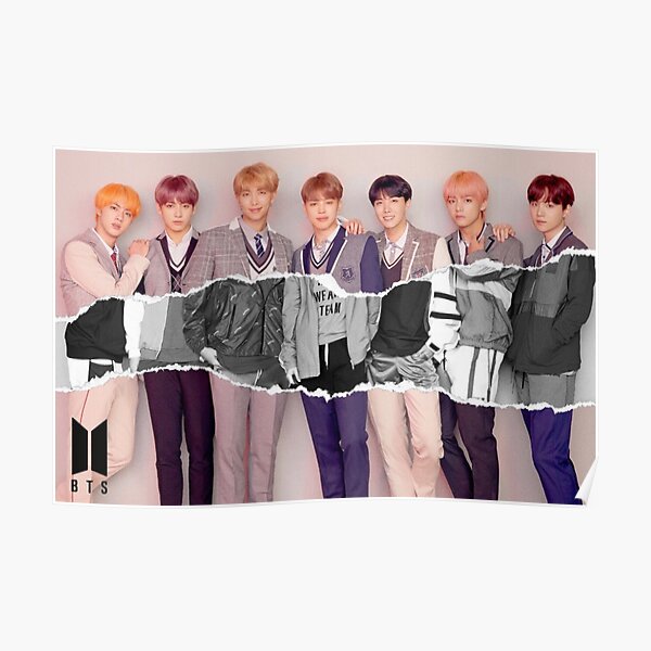 "BTS-Poster" Poster by MakaylaCar | Redbubble