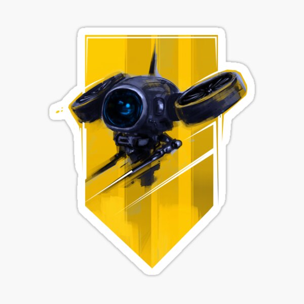"UAV" Sticker by martinskowsky | Redbubble