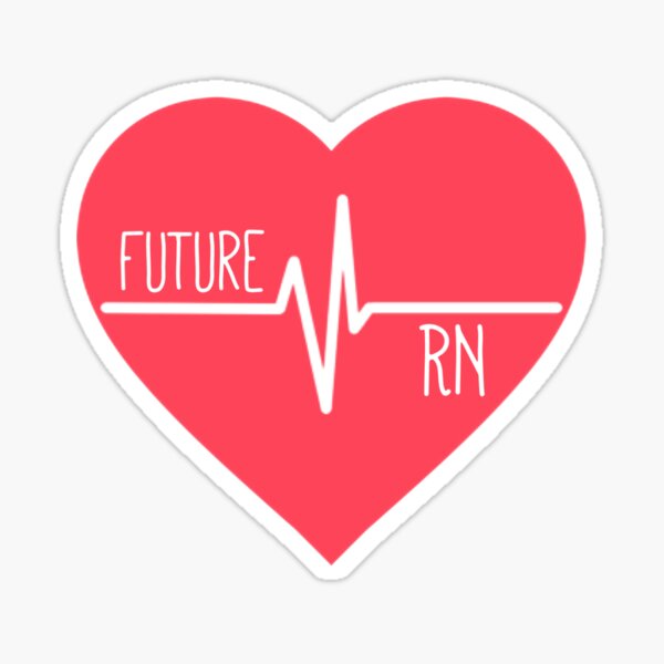 "Future RN" Sticker for Sale by abbymorrill | Redbubble