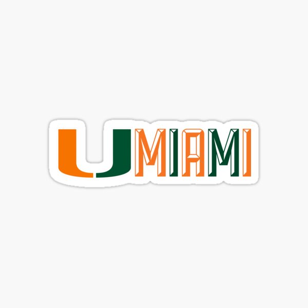 "UMIAMI" Sticker for Sale by drewsandler | Redbubble