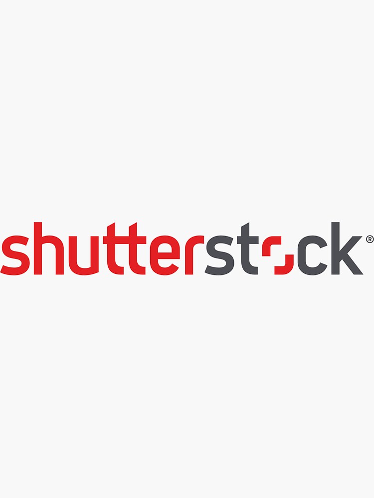 "Shutterstock logo" Sticker by Vaw01 | Redbubble
