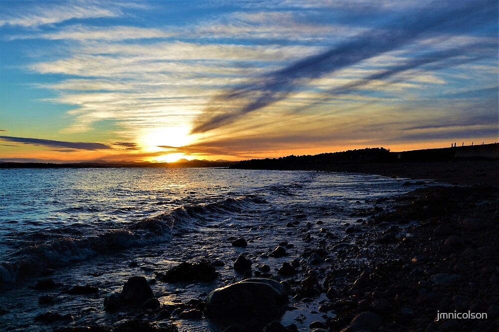 "Sunset Tong Isle of Lewis" by jmnicolson | Redbubble