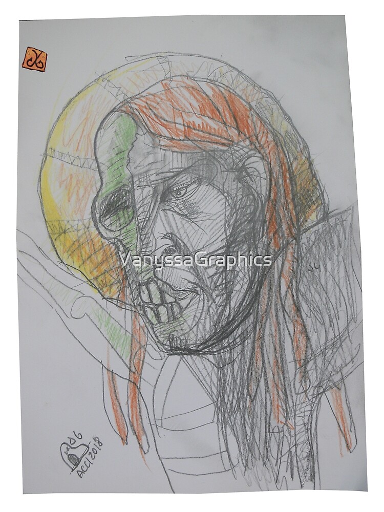 ""Jesus Christ Torment (Hristos)" (Original Color Pencils Drawing by ...
