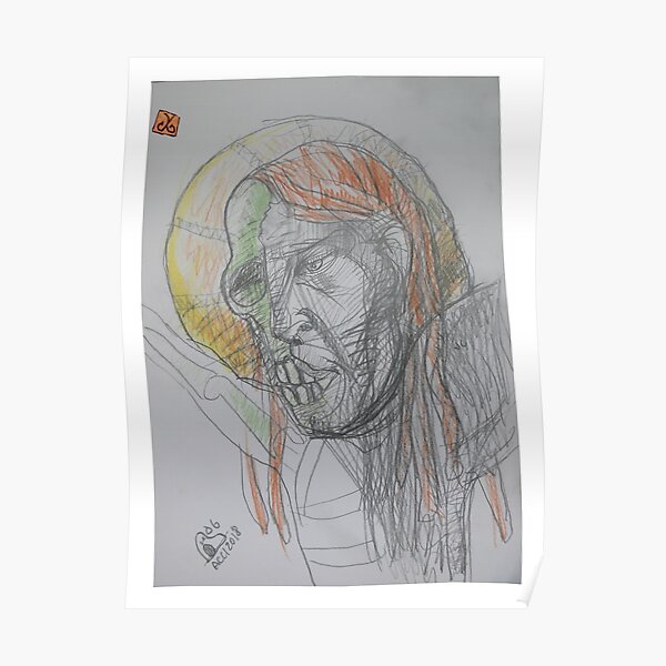 ""Jesus Christ Torment (Hristos)" (Original Color Pencils Drawing by ...