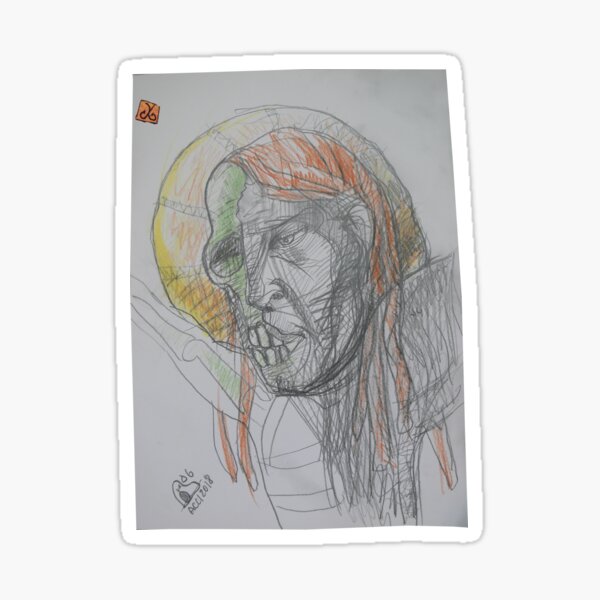 ""Jesus Christ Torment (Hristos)" (Original Color Pencils Drawing by ...