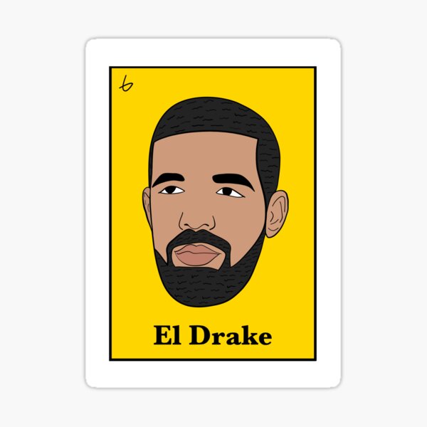 "Drake" Sticker for Sale by Marisolm | Redbubble