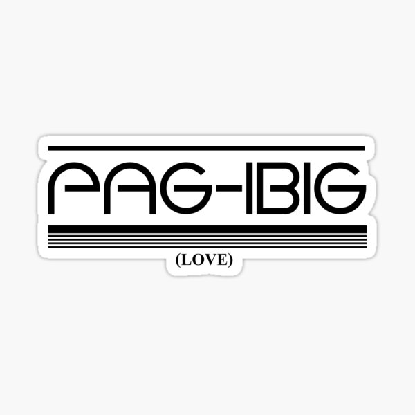" Pag-Ibig (Love)" Sticker for Sale by punzalandoll | Redbubble