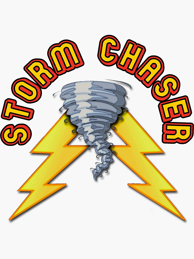 "Storm Chaser" Sticker by dgpaul | Redbubble