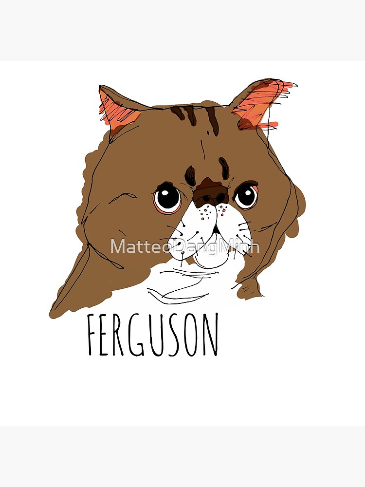 "Ferguson The cat, New Girl" Poster for Sale by MatteoDangMinh | Redbubble