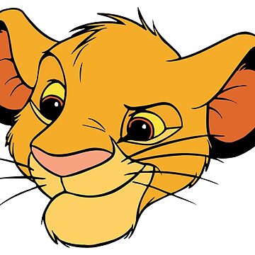 "Baby Simba" Sticker for Sale by irnart | Redbubble
