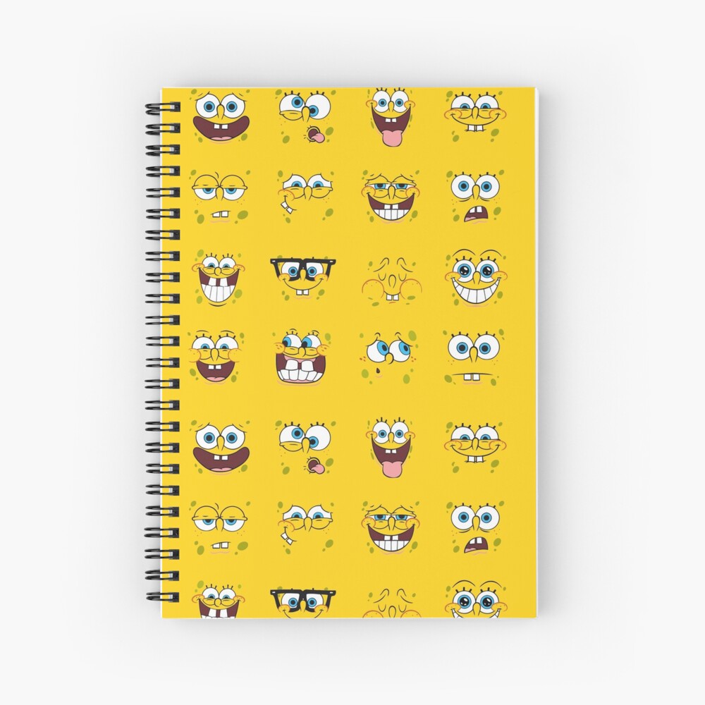 "SpongeBob" Spiral Notebook for Sale by irnart | Redbubble