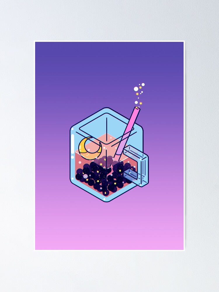 "Moon Boba" Poster for Sale by SeerStuff | Redbubble