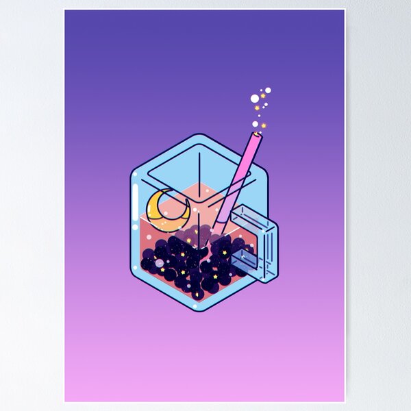 "Moon Boba" Poster for Sale by SeerStuff | Redbubble