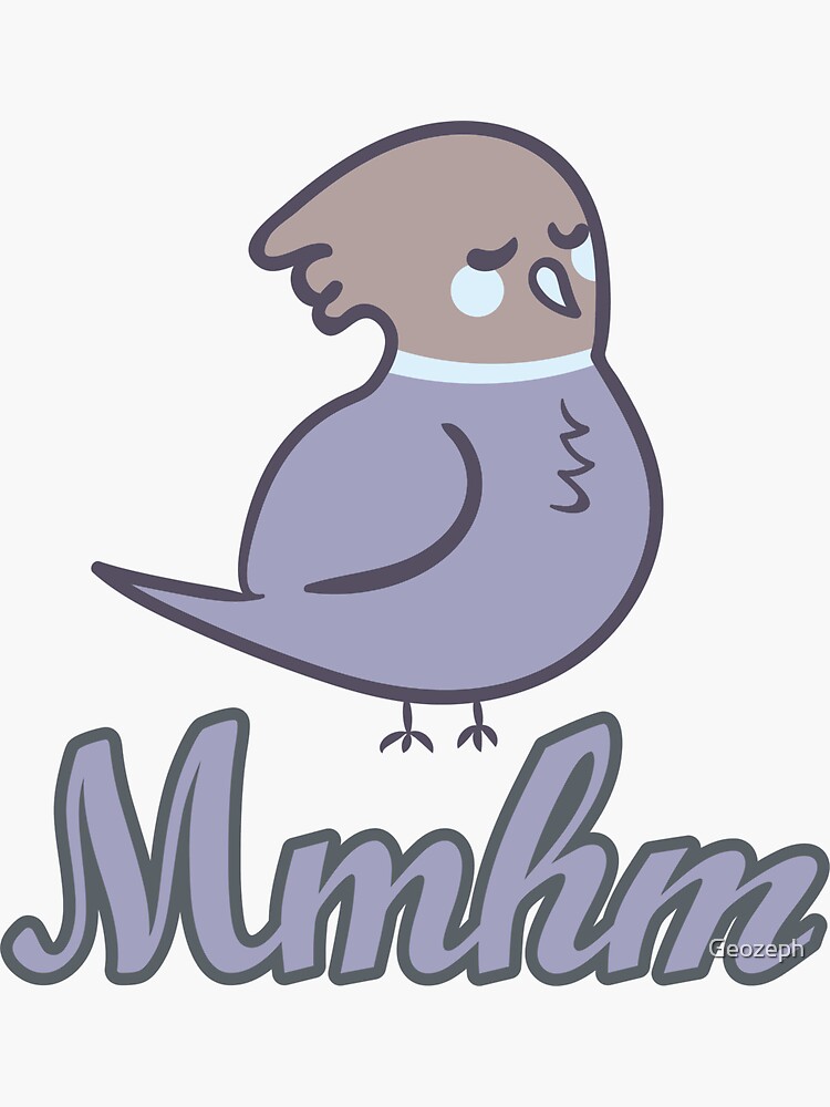 "Snooty Attitude Woodpecker Bird" Sticker for Sale by Geozeph | Redbubble