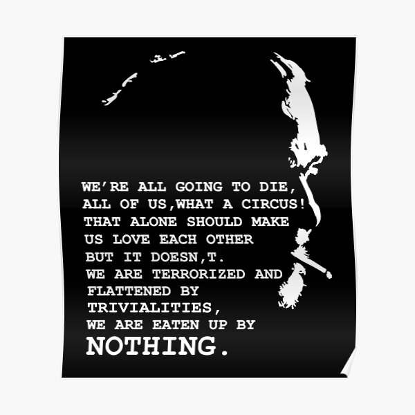 "Charles Bukowski" Poster for Sale by Sacredbluerose | Redbubble