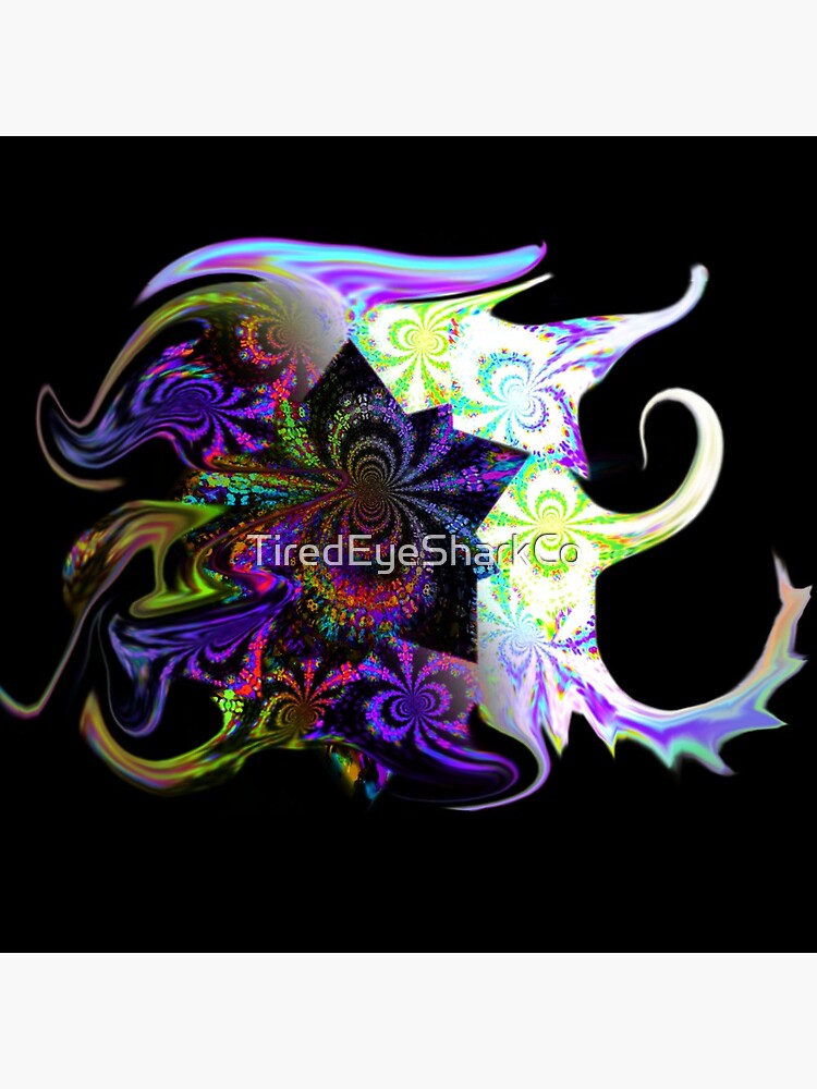 "Distorted Star" Canvas Print for Sale by TiredEyeSharkCo | Redbubble