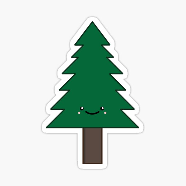 "Happy Little Tree" Sticker for Sale by wynner | Redbubble