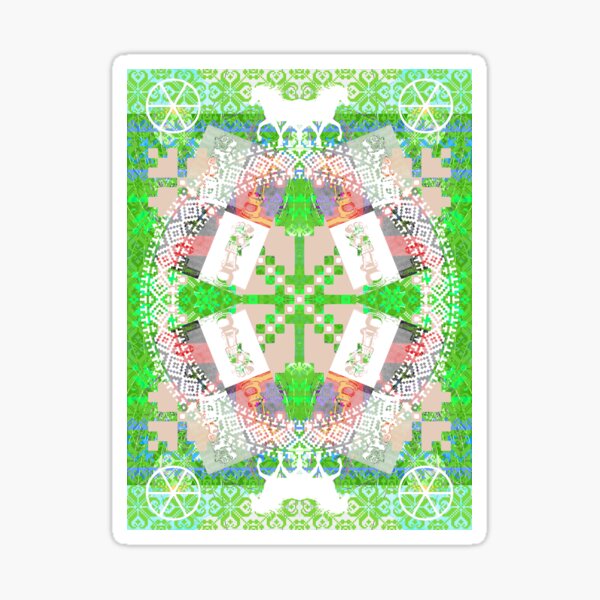 "Modern Slav Epic [Svetovid]- green " Sticker for Sale by nikolaeftimov ...