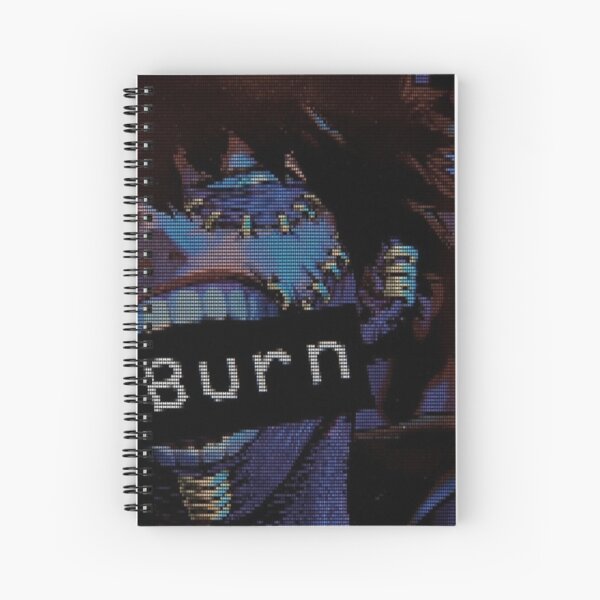 "BNHA Dabi VHS Aesthetic 'Burn' " Spiral Notebook by cherriezart ...