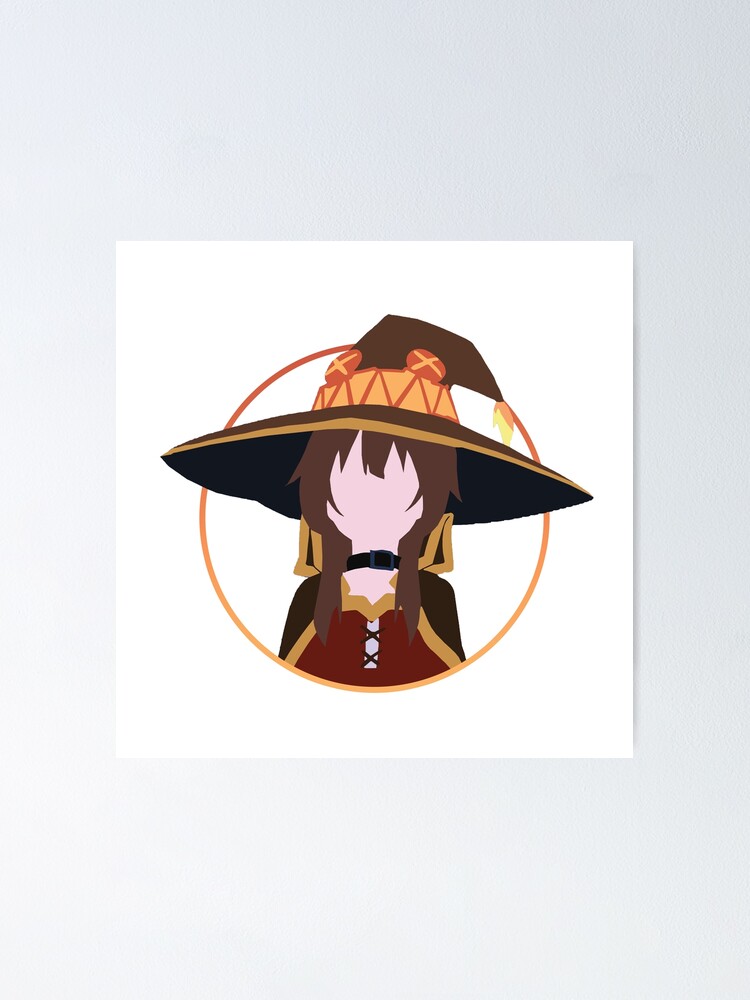 "MEGUMIN MINIMALIST - FUNNY JAPANESE ANIME MEME" Poster by PoserBoy ...