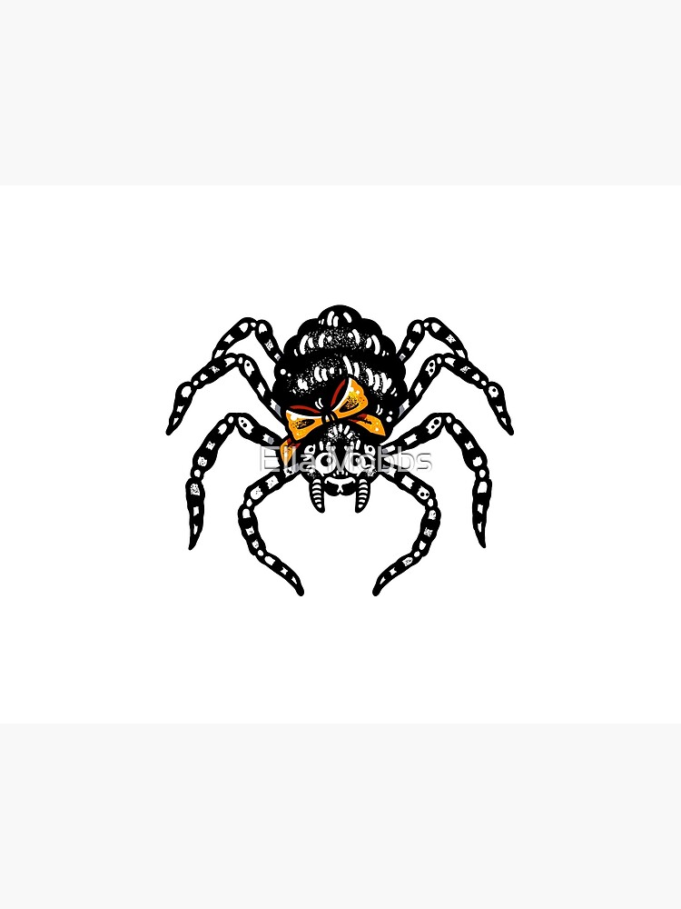 Spider Traditional Tattoo Flash