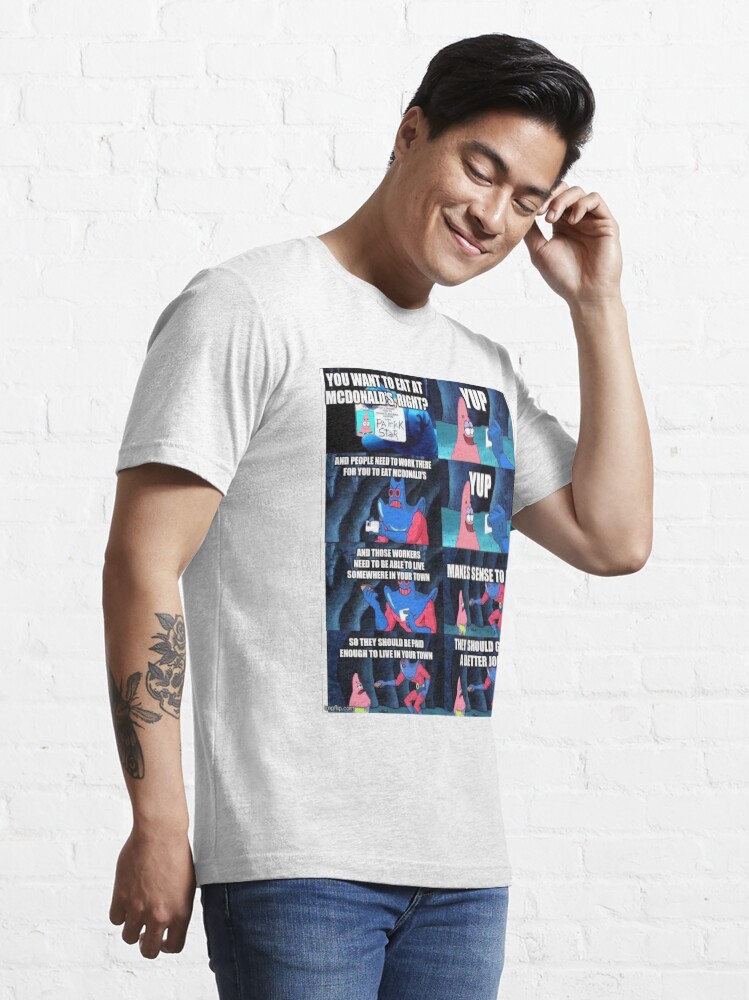 Patrick Star Man Ray Meme Capitalism T Shirt For Sale By Smexmuffins Redbubble Capitalism