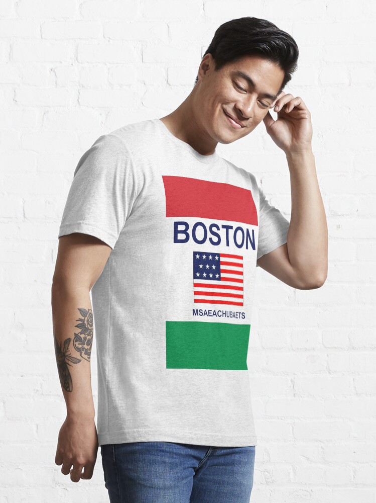 "BOSTON FLAG" T-shirt by funtys | Redbubble