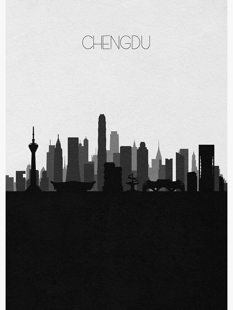"Travel Posters | Destination: Chengdu" Sticker for Sale by geekmywall ...