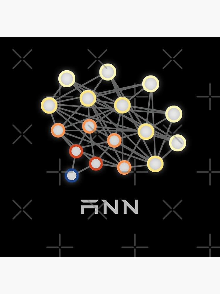 "Neural Network in Color" Poster for Sale by Hyper-Field | Redbubble