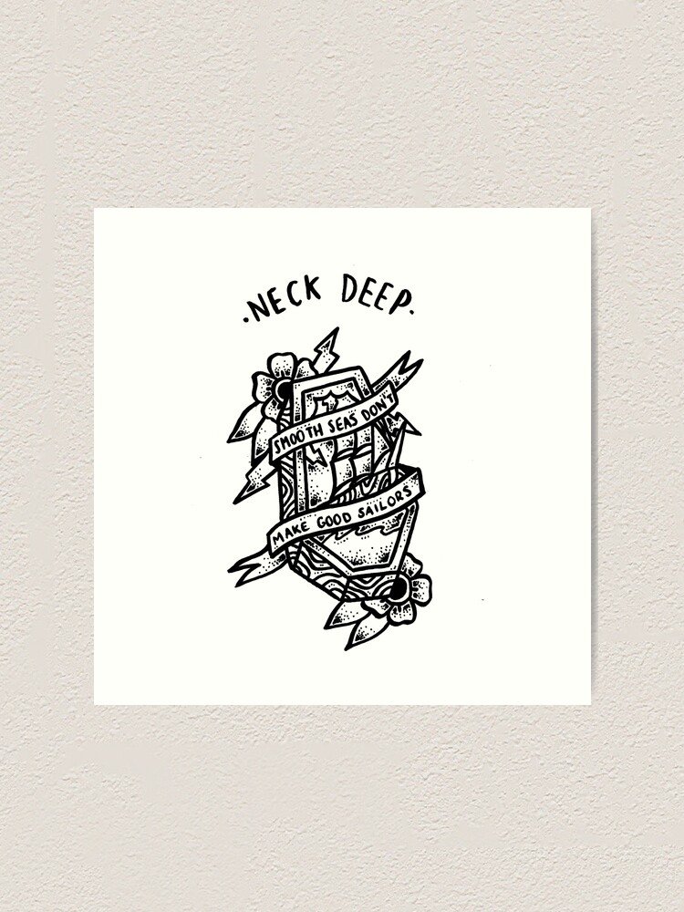 "Neck Deep" Art Print by ivyklomp | Redbubble