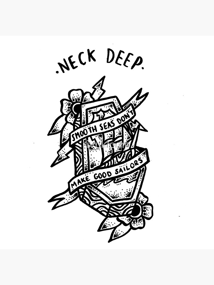"Neck Deep" Art Print by ivyklomp | Redbubble