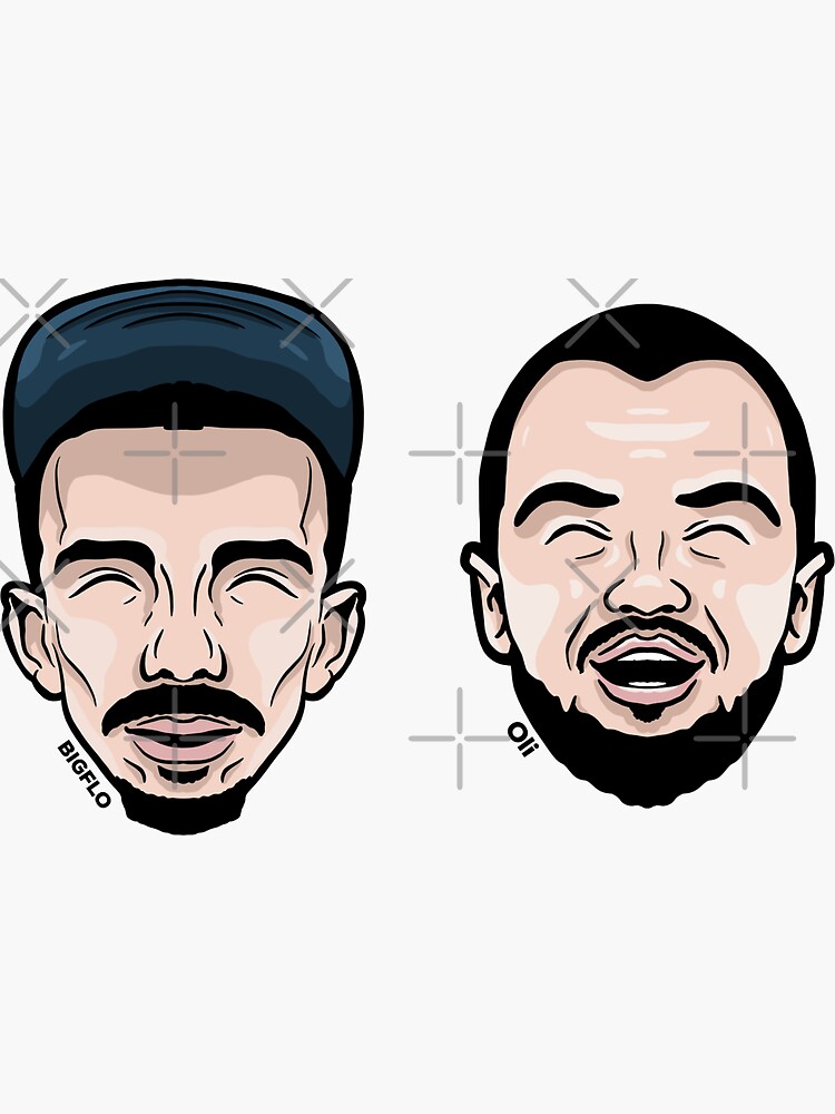"Bigflo and oli" Sticker by Oni Zuka | Redbubble