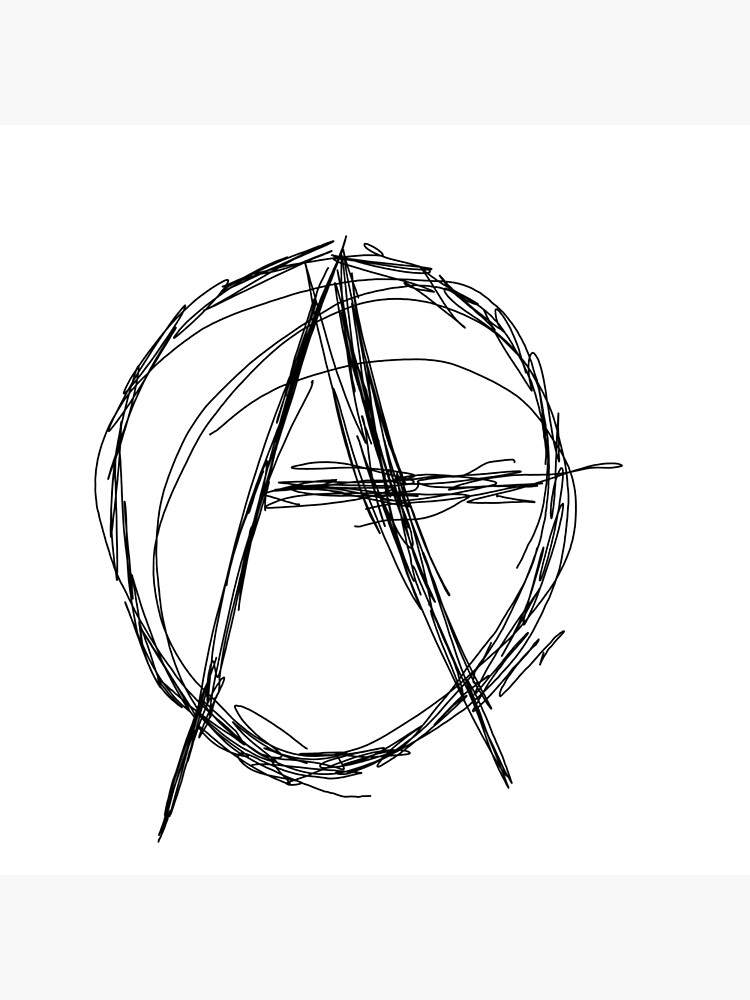 "Dark and Gritty Anarchy Symbol" Art Print for Sale by MacSquiddles ...