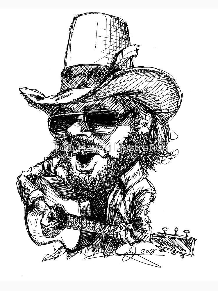 "Bocephus" T-shirt by tomhaney | Redbubble | bocephus t-shirts - hank ...