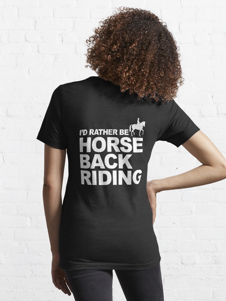"Horseback Riding Gifts for Horse Lovers Equestrian" T-shirt for Sale ...
