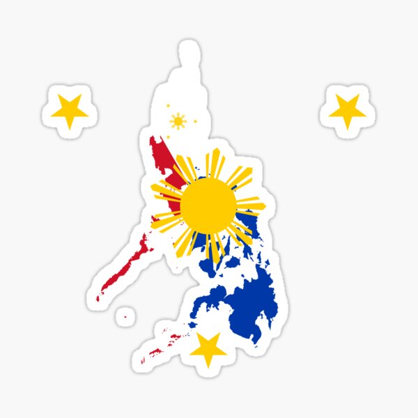 Philippine Map on Beige Background with Philippine Sun Rays Filipino ...