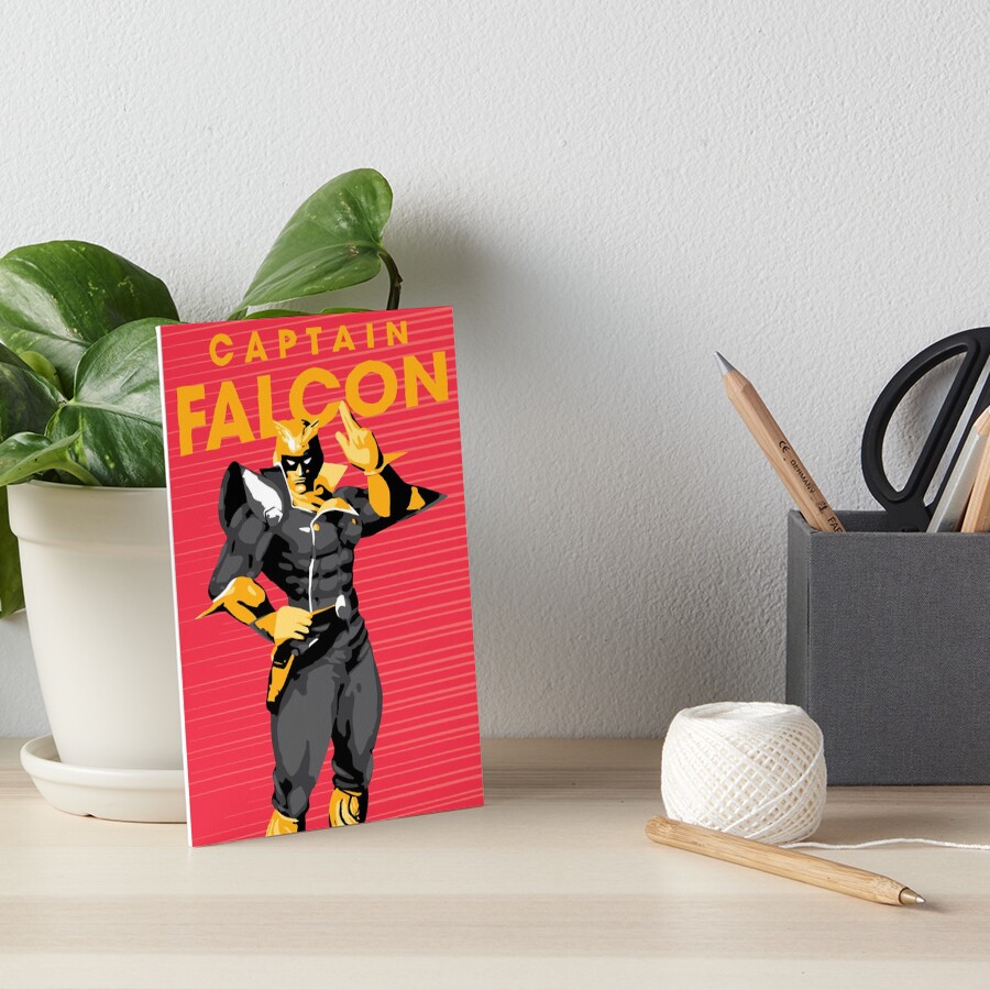 "Captain Falcon" Poster for Sale by Underbridge | Redbubble