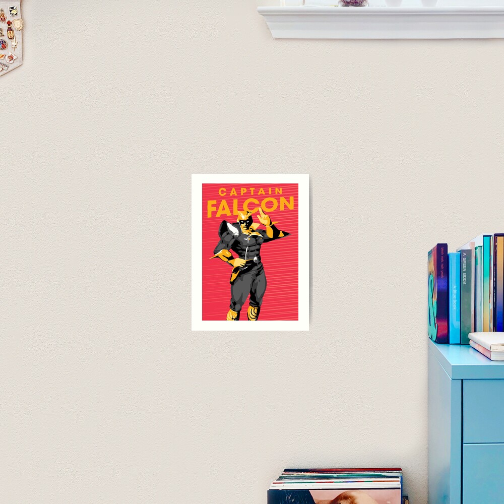 "Captain Falcon" Poster for Sale by Underbridge | Redbubble