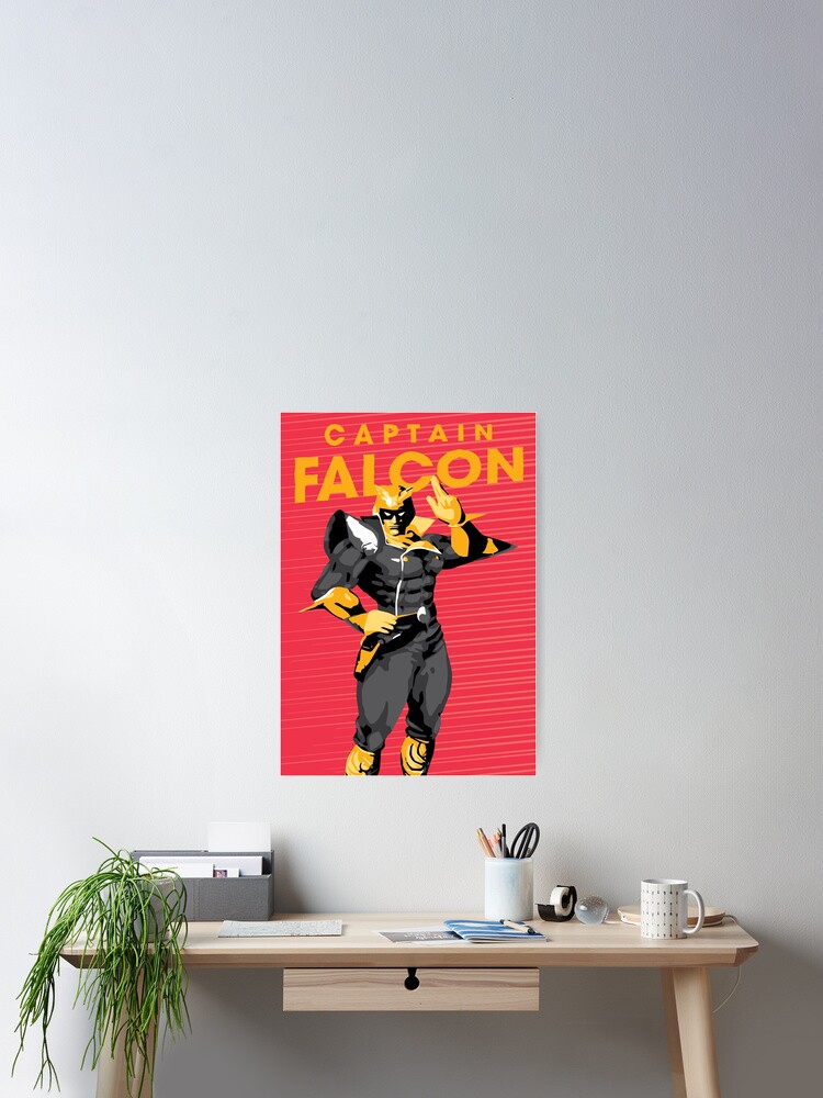 "Captain Falcon" Poster for Sale by Underbridge | Redbubble