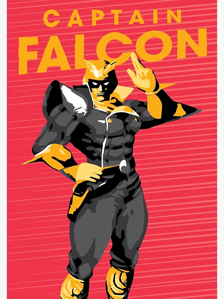 "Captain Falcon" Poster for Sale by Underbridge | Redbubble