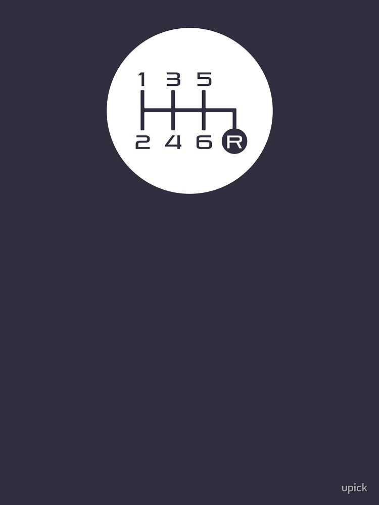 "6-Speed Manual Transmission Shift Pattern (reverse on bottom right)" T ...